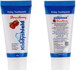 KIDDYSHIELD Baby Toothpaste, Fluoride free ( Pack of 2 ) Toothpaste ...