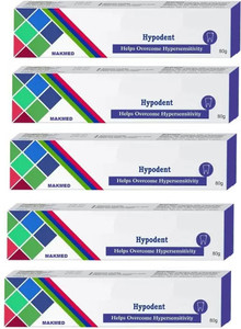 MAKMED NEW HYPERSENSITIVITY RELIEF PROVIDER HYPODENT (5*80G) Toothpaste ...