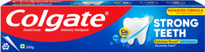 Colgate Strong Teeth, India's No: 1 Toothpaste Brand, 2X Stronger Teeth ...