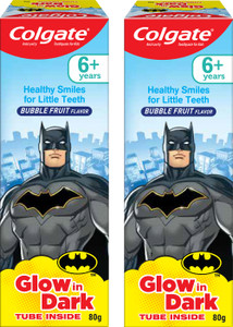 Colgate Kids 6+ Years Batman Combo Packs Toothpaste, Bubble Fruit ...