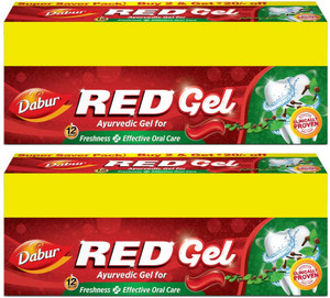 Dabur Red Ayurvedic Gel for Freshness ( Super Saver Pack) Toothpaste ...