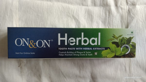 On&On Herbal Toothpaste Toothpaste - Buy Baby Care Products in India ...
