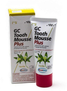 GC Tooth Mousse vanilla plus flavor dental care oral heath sensitive ...