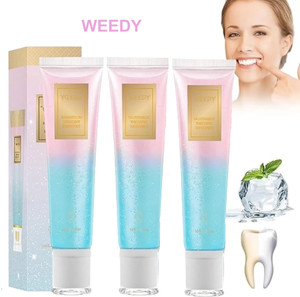 WEEDY Pack of 3 Niacinamide Toothpaste for Clean, White, and Radiant ...