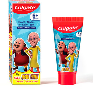 Colgate Kids , Gentle Protection for 6+ Years, Motu Patlu Bubble Fruit ...