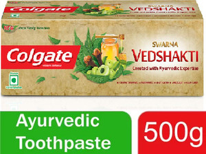 Colgate Vedshakti Ayurvedic (Pack of 1) 500g Toothpaste (200g +200g ...
