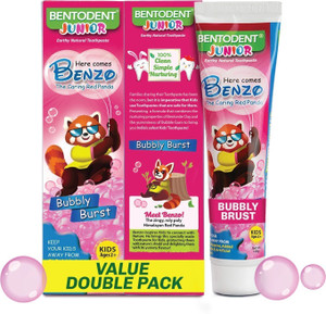 bentodent Bubble Gum Twin Pack Kid0s Toothpaste (200 gm, Pack of 2 ...