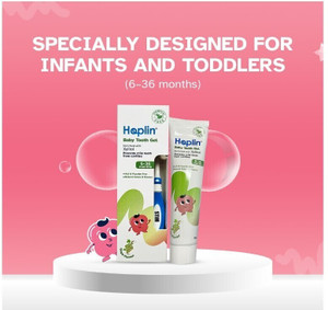 HOPLIN Tooth paste for babies (6-36 Months),Safe if Swallowed,Xylitol ...