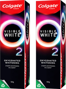 Colgate Visible White O2 Teeth Whitening Toothpaste - Peppermint ...