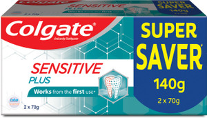 Colgate Sensitive Plus Toothpaste, Pro Argin Formula for Sensitivity ...