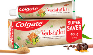 Colgate Vedshakti Toothpaste, Anti-Bacterial Paste for Whole Mouth ...