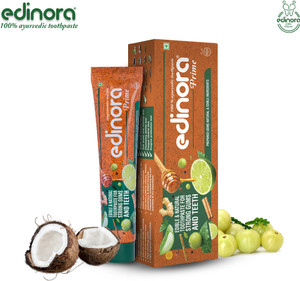 Edinora Natural Toothpaste, Blend Of Essential oils & Herbal Powders ...