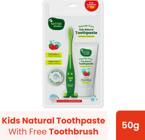 Mother Sparsh 100% Natural Toothpaste for Kids, Strengthen Gums, Anti ...