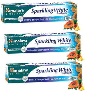 HIMALAYA Sparkling White Tooth Paste 150G INDIA Toothpaste - Buy Baby ...