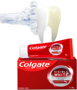 Colgate Visible White Toothpaste Teeth Whitening Starts in 1 week ...