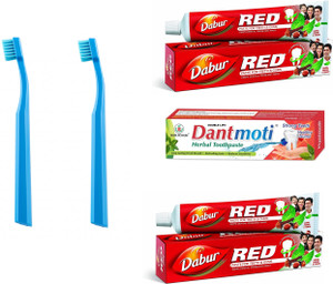 Dabur Red Toothpaste 80 Grm 2 With Paste 100 Grm Toothpaste - Buy Baby ...