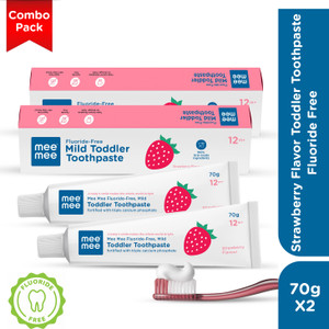 MeeMee Fluoride-Free Toothpaste, Strawberry Toothpaste - Buy Baby Care ...
