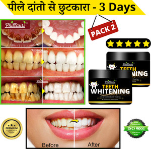 Phillauri Coconut Shell Charcoal Teeth Whitening Powder Remove Bad ...