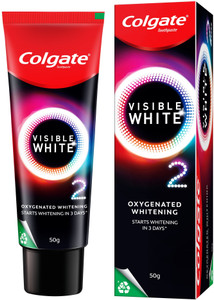 Colgate Visible White O2 for noticeably whiter teeth starting in 3 days ...
