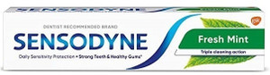 SENSODYNE Fresh Mint , for daily sensitivity protection Toothpaste ...