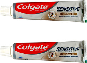 Colgate Sensitive With Clove Oil Toothpaste (Pack of 2 X 80 G ...