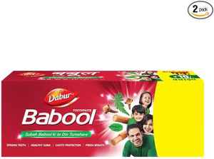 Dabur Babool Toothpaste Naturally strong teeth 100g Toothpaste - Buy ...