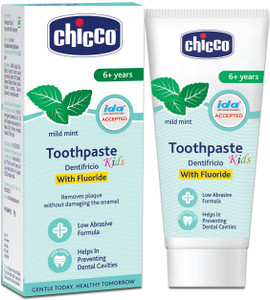 Chicco Mild Mint Flavour 6Y+ Kids, Preservative Free Toothpaste - Buy ...