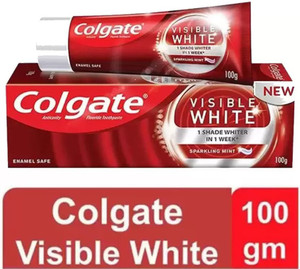 Colgate VISIBLE WHITE 1 Shade Whiter In 1 Week-Toothpaste @(100 g ...