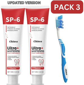 CHIWA SP 6 Whitening Prodigy Ultra Toothpaste: Teeth Care Brush Set ...
