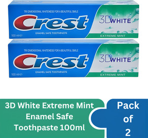 Crest 3D White Extreme Mint Flavour Enamel Safe 200ml Toothpaste - Buy ...