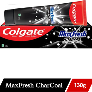 Colgate MaxFresh Toothpaste, Black Gel with Charcoal for Super Fresh ...
