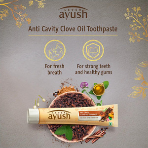 Lever Ayush Anti Cavity Clove Oil Toothpaste - 50g (Pack Of 3 ...