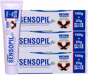 Sensopil Gel Whitening Toothpaste, Dual Action Formula For Deep Repair ...