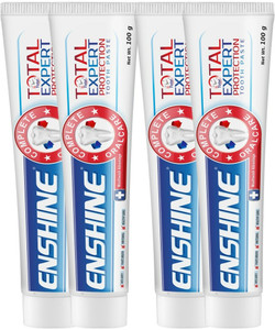 Enshine Total Expert Protection Toothpaste 100g Pack of 4 Toothpaste ...