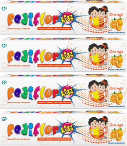 PEDIFLOR Natural Orange Combo Anticavity Kids Toothpaste - Buy Baby ...