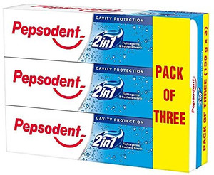 PEPSODENT 2 in 1 Germ Fighting Formula Toothpaste, 150 gm X 3U ...