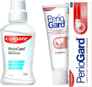 Colgate PerioGard Gum Protection Toothpaste 90g and MouthWash 250ml ...