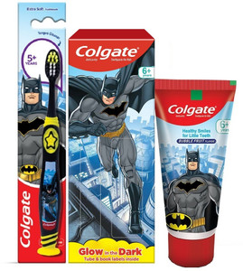 Colgate Kids 6+yrs Batman Toothpaste 80g & Kids Batman Toothbrush 1pc ...