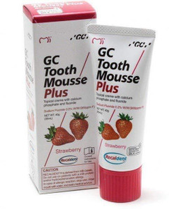 GC Tooth Mousse Strawberry Plus Fluoride Free Sensitivity Rilief ...