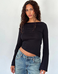 Dracht Casual Solid Women Black Top - Buy Dracht Casual Solid Women ...