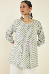 soch Casual Printed Women Green, Pink, Grey Top - Buy soch Casual ...