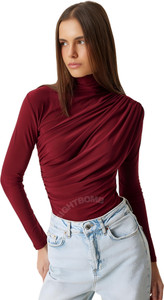 SIGHTBOMB Party Solid Women Maroon Top - Buy SIGHTBOMB Party Solid ...
