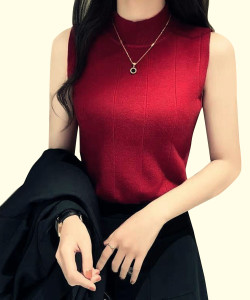 HSR Casual Solid Women Red Top - Buy HSR Casual Solid Women Red Top ...