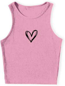 Fashion And Youth Casual Printed Women Pink Top - Buy Fashion And Youth ...