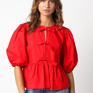 UT Venero Party Solid Women Red Top - Buy UT Venero Party Solid Women ...