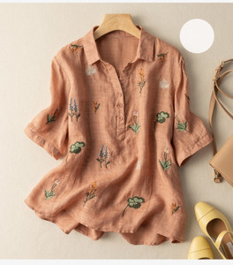 INDRALAXMI Casual Printed Women Orange Top - Buy INDRALAXMI Casual ...