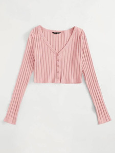 SIZA FASHION Casual Solid Women Pink Top - Buy SIZA FASHION Casual ...