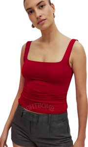 SIGHTBOMB Party Solid Women Red Top - Buy SIGHTBOMB Party Solid Women ...