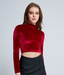 Fashmad Casual Solid Women Maroon Top - Buy Fashmad Casual Solid Women ...