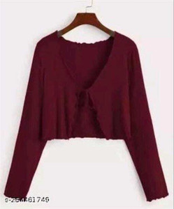 glitsy Casual Solid Women Maroon Top - Buy glitsy Casual Solid Women ...